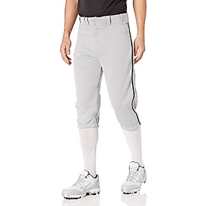 EASTON PRO+ KNICKER Baseball Pant | 2020 | Adult | Large | Grey Black | Scotchgard Stain Release + Moisture Wicking