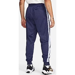 Nike Giannis Men's Lightweight Basketball Pants (Blackened Blue, Medium)