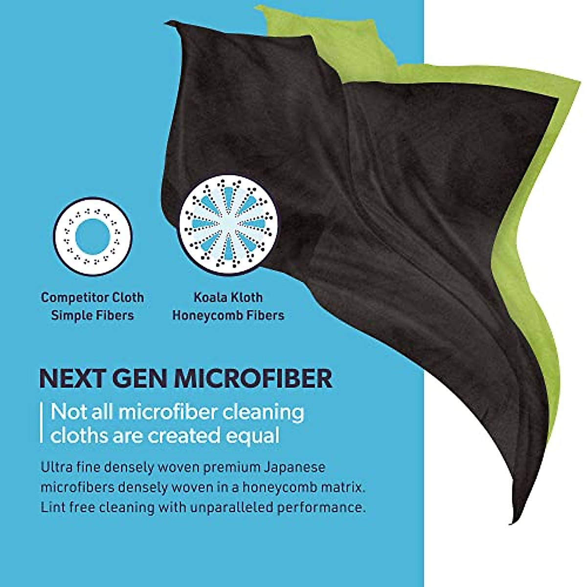 Koala Eyeglass Lens Cleaner Spray Kit | USA Made | 2 Ounces Glasses Cleaner + 1 Koala Microfiber Cleaning Cloth | Lens, Screen, & Camera Cleaning Kit | Streak & Alcohol Free | Safe for All Lenses