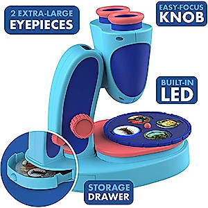 Educational Insights GeoSafari Jr. Kidscope, Kids Microscope, STEM Toy, Gift For Boys & Girls, Ages 5+