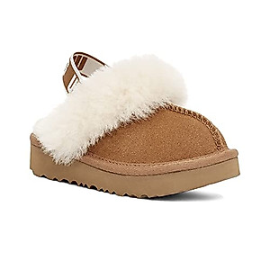UGG Girls T FUNKETTE Slipper, Chestnut, 12 Little Kid