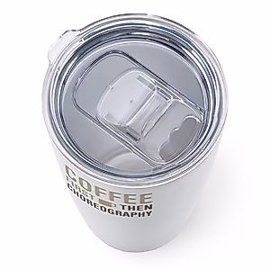 CafePress Coffee Then Choreograph Stainless Steel Travel Mug 20 oz. Insulated Stainless Steel Coffee Tumbler