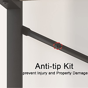 HSH Tall Bookcases and Book Shelves 6 Shelf, Metal Wooden Book Shelf and Storage Rack, Modern Etagere 6 Tier Bookshelf, Farmhouse Large Display Bookshelves for Bedroom Living Room Office, Rustic Oak