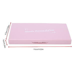 Magnetic Needle Storage Case, Rectangle Magnetic Needle Keeper Cross Stitch Sewing Knitting Pin Holder Case Organizer Container Tool
