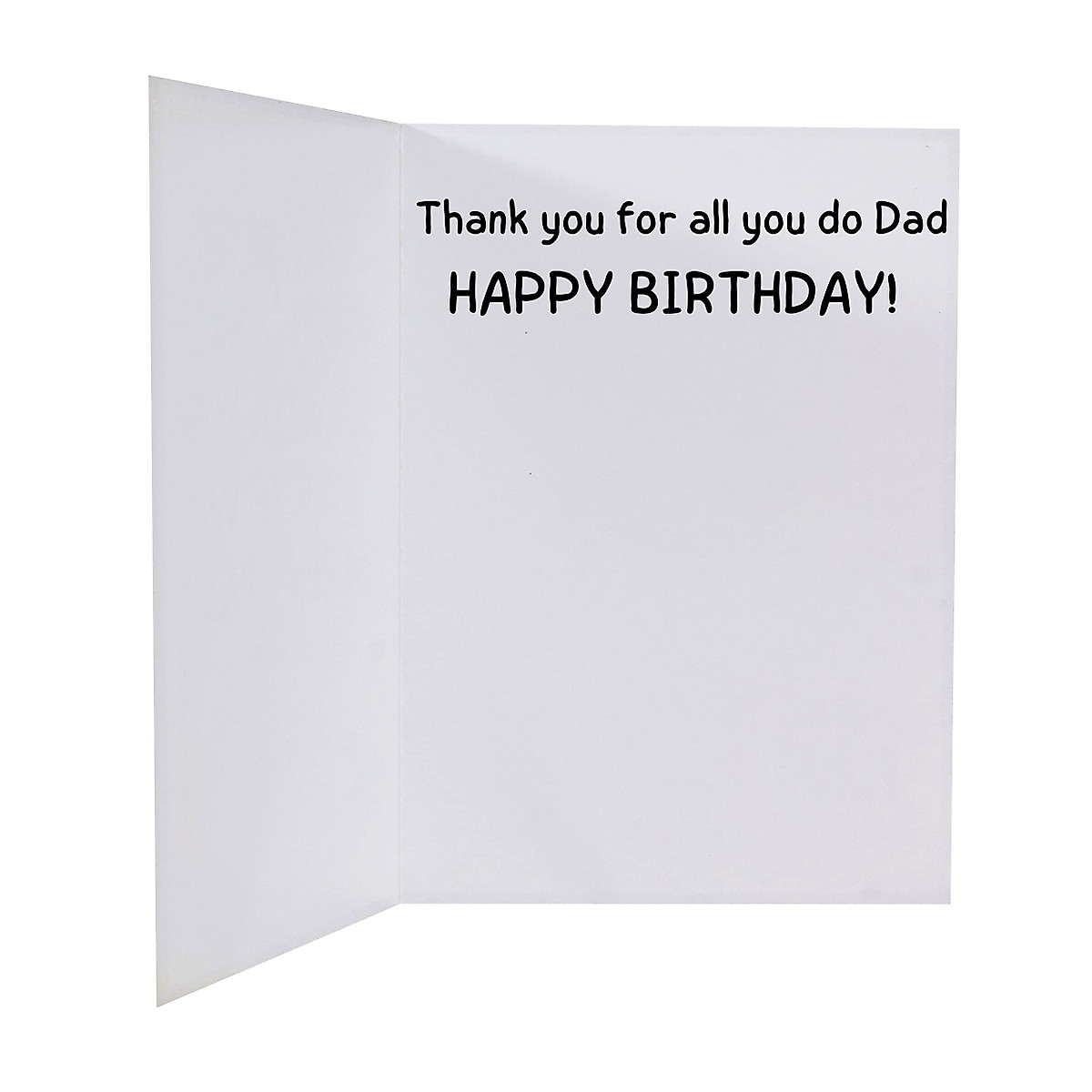 GIFTING GIGGLES Funny Happy Birthday Card for Dad – From Son, Daughter, Kids, Children, All of Us - Great Happy Bday Gift for Father, Papa, Step Dad, Daddy, Padre | 30th 40th 50th 60th 70th 80th