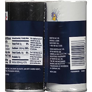 Morton McCormick Iodized Salt & Pepper, Shaker Set, 5.25 Ounce