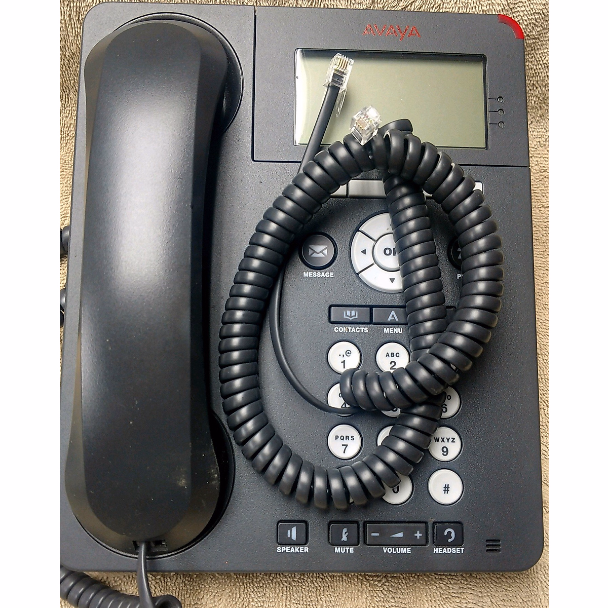 DIY-BizPhones 10-Pack Charcoal (aka Black) 12' Ft Handset Cords Compatible with Avaya Phone 9400 9500 9600 J100 Series IP Digital 9608G 9610 9610G 9611G 9620 9620L 9630 9641GS Receiver Curly Coil Lot