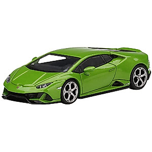 Truescale Miniatures Lambo Huracan EVO Verde Mantis Green Metallic Limited Edition to 4200 Pieces Worldwide 1/64 Diecast Model Car by True Scale Miniatures MGT00328