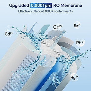 RT1-RO Filter, Replacement for T1 Countertop Reverse Osmosis Water Filter, 12-24 Month Lifetime