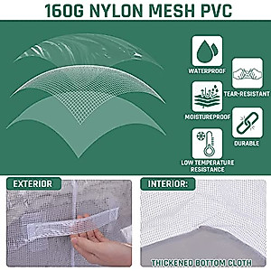 GARPROVM Large & Clear Clothes Storage Bags Totes Organizer, 3-Pack Blanket Comforter Clothing Storage Bags for Organizing Bedroom, Closet with Lid, Front Opening, Zipper and Handles Waterproof 100L