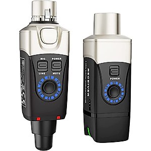 Xvive U3 Dynamic Microphone Wireless System with XLR Transmitter and Receiver