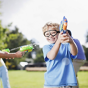 GUSTYLE 2 Pack Children's Safety Glasses with Wind Resistance and UV400 Protection Perfect for Foam Blasters Gun