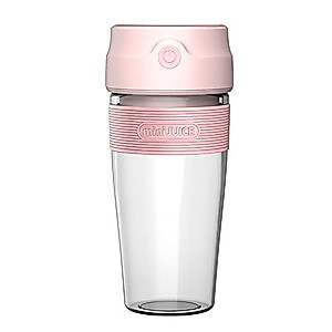 TANACC Portable Juice Blender Portable Mixer USB Electric Fruit Juicer Handheld Smoothie Maker Rechargeable Mini Food Processor Blender Bowl Juice Cup