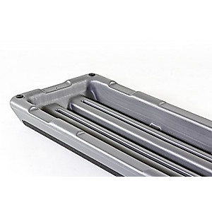 The Step (Made in USA Original Aerobic Platform for Total Body Fitness – Health Club 4 Risers Grey