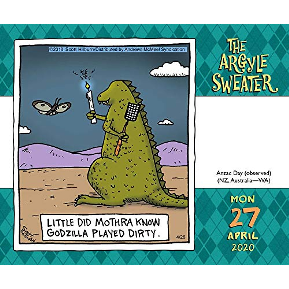 The Argyle Sweater 2020 Day-to-Day Calendar