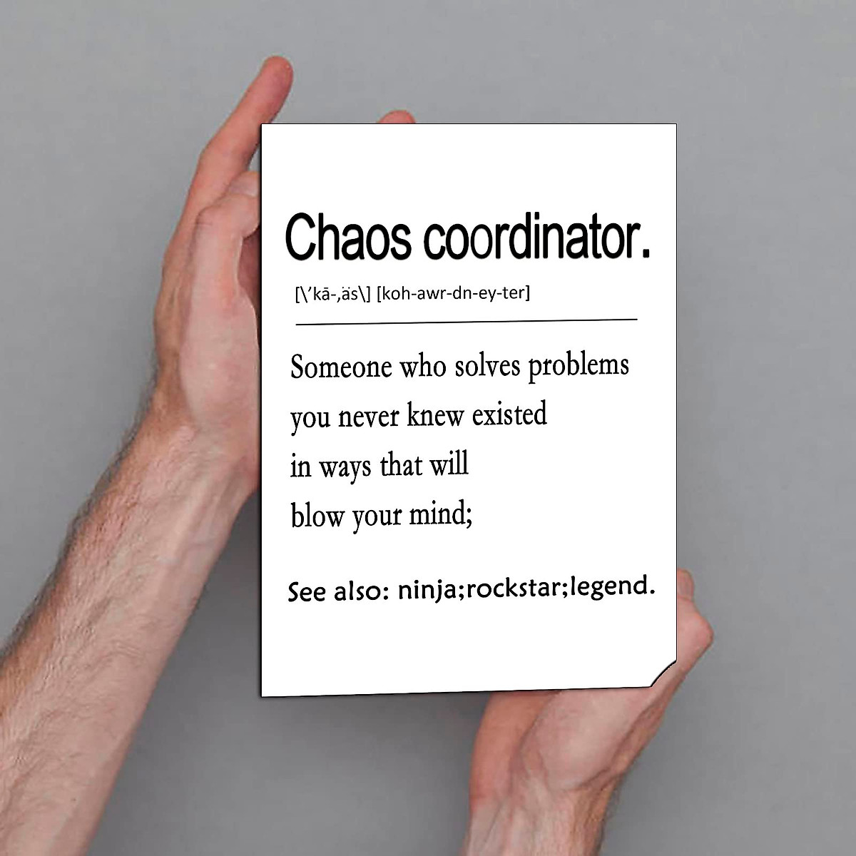 Dapofajo Boss Birthday Card, Funny Leadership Card, Teacher Appreciation Card, Mom Dad Parent Card