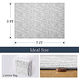 tchdio 5x7 Area Rugs-Washable Rug-Modern Abstract Area Rugs for Living Room Bedroom Dinning Room Laundry Room Study Room