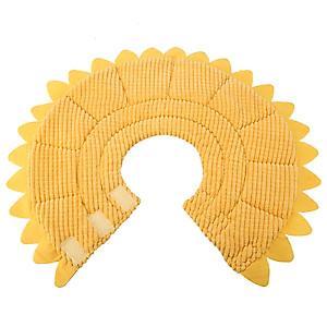 Cat Cone, Pet Recovery Collar Sunflower Shape Pet Elizabethan Collar Pet Recovery Cone Adjustable Pet Collar for Cat Dog (Size 5 Neck Circumference 29-35cm)