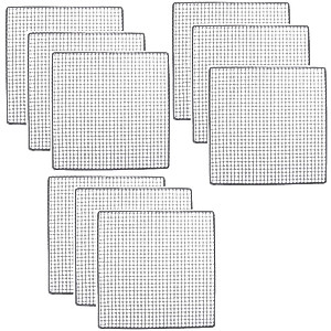 9 Stainless Steel Trays Compatible With Excalibur Dehydrator Replacement UPGRADE Food Shelf Mesh Screen by Bright Kitchen (9 Trays)
