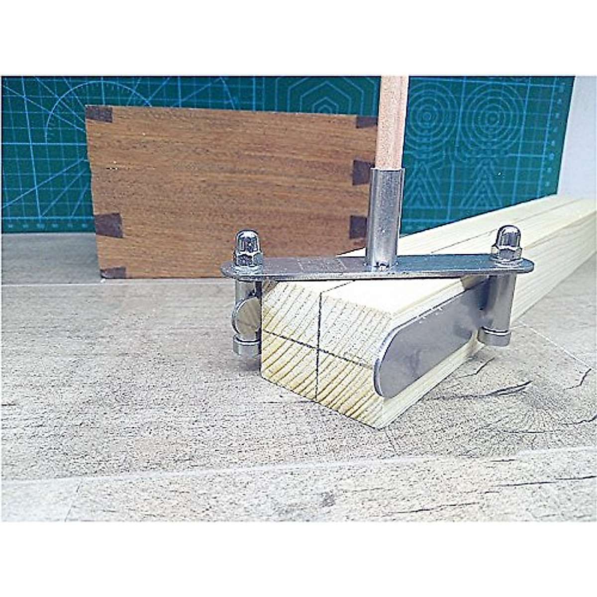 TIPU 2-2/5-Inch Marking Center Finder, Marking Centerline Tool for Woodworking (Small)