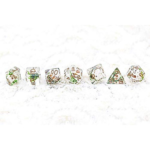 Skull of Death Necromancer DND Dice Set for Dungeons and Dragons, Gifts, D&D, D and D, Pathfinder, Accessories, D20, Polyhedral, Resin Dice, Metal, Dice Tray, Tower, Bag, Box