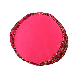 Suman Handicraft oIndian Potli Bag for Wedding, Designer Bridal Clutch/Jewelry Pouch/Worship Potli Bag for Girls & Women (Pink)