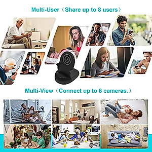 Wlofoisz Hidden Camera Spy Camera WiFi Wireless Phone Charger, Nanny Spy Cam Motion Activated,HD1080P/4K (Rotate Lens) with 250°Viewing Angle, camaras espias ocultas for Home Office Security(2.4/5G)