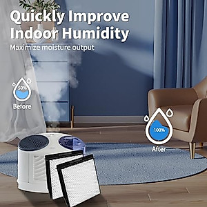 ROMON 1040 Super Humidifier Wick Filter Replacement for Essick Air AIRCARE B40 7D6 100 CM330ABLK CM330AWHT CM330DBLK CM330DWHT E35000 E27000, 2 Pack