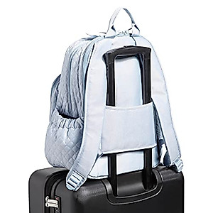 Vera Bradley Women's Denim Campus Backpack, Sea Air Floral, One Size