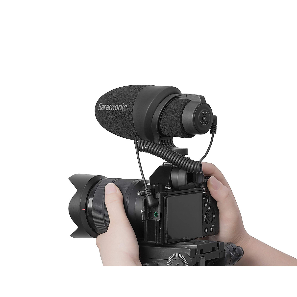 Saramonic Shotgun Microphone for DSLR, Mirrorless, Video Cameras, Smartphones & Tablets (CamMic)