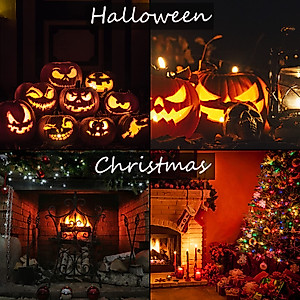 Venforze E12 Flame Bulbs 6 Pack, 3 Mode LED Candelabra Flame Light Bulb 1.2 Watt Warm White Chandelier Flame Bulbs,1800k Candle Light Bulbs, Flame Tip for Christmas Party Decorations