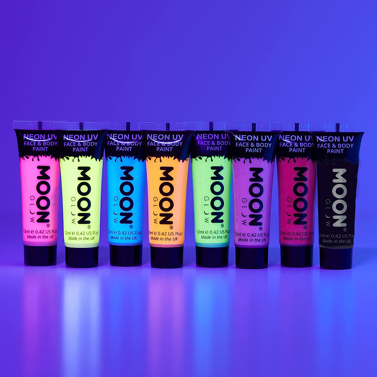 Moon Glow - 0.42oz Blacklight Neon UV Face & Body Paint - White