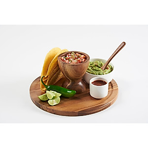 2 in 1 Cake Stand and Cheese Charcuterie Board, Cupcake Stand for Afternoon Tea, Dessert Table Display Made of Wood, Ecologic Cupcake Holder, Beautiful Wedding Cake Stand, 10 inch Diameter