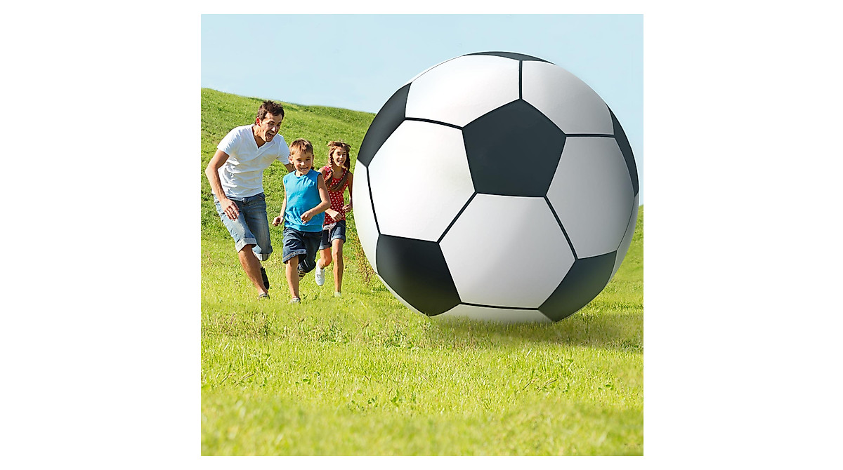 GoFloats 6ft Giant Inflatable Soccerball for Fun