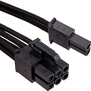 Corsair CP-8920202 SF Series Premium PSU Cable Kit Individually Sleeved Black Power Supply, for Corsair PSUs