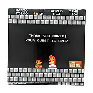 World of Nintendo 2.5" 8-Bit Classic Mario vs Bowser Action Figure 2-Pack