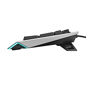 Dell Alienware Pro Gaming Mechanical Keyboard AW768 - AlienFX 16.8M RGB 13 zone-based Lighting - 15 programmable macro key functions, Silver