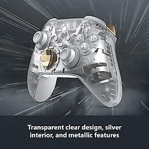 Xbox Special Edition Wireless Gaming Controller – Ghost Cipher Series X|S, One, Windows PC, Android, and iOS