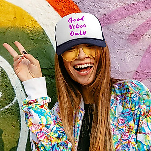 Trucker Hat for Men & Women Snapback Custom Personalized Photo & Text Classic Mesh Baseball Cap Black