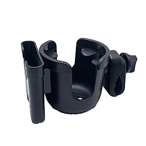 Stroller Accessories Cup Holder with Phone Holder, Bike Cup Holder, 2-in-1 Bottle Holder for Stroller,Bicycle, Wheelchair, Walker, Scooter