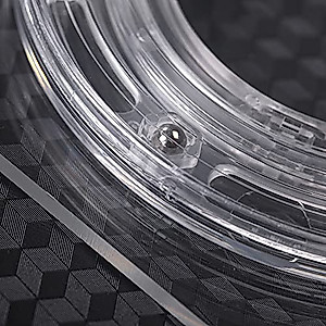Cookie Turntable， 7" Clear Cookie Decorating Turntable with Clear Top, Acrylic Bearing Base and Non-Slip Mat Cookie Turntable, Helps Icing Cookies Faster & Better (Suqare)