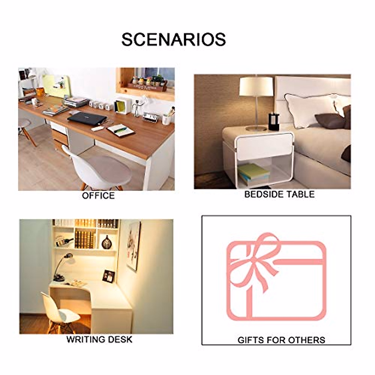 CARCHILE Bling Rhinestone Crystal Phone Stand, Adjustable Cell Phone Stand, Phone Holder for Desk, Desktop Holder, Cradle Compatible with iPhone X Plus 11 Pro Max Samsung Smartphones SL (White)