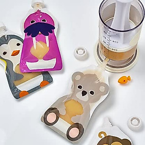 Squooshi Toddler Food Pouch Maker/Filler + 12 Large 5 oz Pouches/The Filling Station for Baby Food and Toddler Snack Pouches