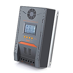 PowMr MPPT Solar Charge Controller 100 amp 12V 24V Auto, 100A Solar Controller Max Input 100V 2600W Solar Reulator, for Lithium/Sealed/Gel/Flooded Battery Charging and Discharging