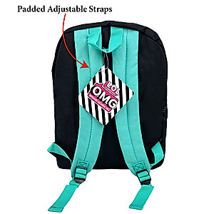 LOL Surprise OMG Doll Backpack for Girls - 15 Inch - LOL School Bag, Elementary School Size