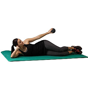 THERABAND Soft Weight, 4.5" Diameter, Weighted Balls for Baseball, Weighted Balls for Softball, Hand Held Ball Shaped Isotonic, Shoulder Strength, Rotator Cuff & Throwing Trainer, Yellow, 2.2LB