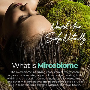 Bea's Bayou Dry Scalp Shampoo for Itchy Scalp Treatment - Anti Dandruff Shampoo - Flakes Shampoo, Probiotic Extracts Microbiome - Dandruff Treatment | Seborrheic Dermatitis Scalp Treatment - 12 Fl Oz