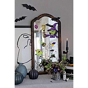 625PCS Halloween Decorations Window Clings - Hallowmas Ghost Spider Bat Pumpkin Monster Peeking Decals Party Supplies Decor
