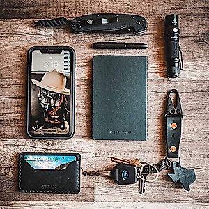 Ontario Knife Company 8846 Rat-1 Black Coated AUS-8 Stainless Steel 3.6 in Plain Edge Blade Nylon Handle 4-Position Reversible Clip Folding Knife for Outdoor, Tactical, Survival & EDC (Black)