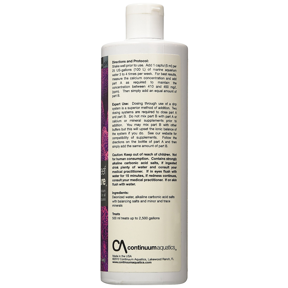 Continuum Aquatics ACO30533 Sculpture Part B Liquid for Aquarium, 16.9-Ounce